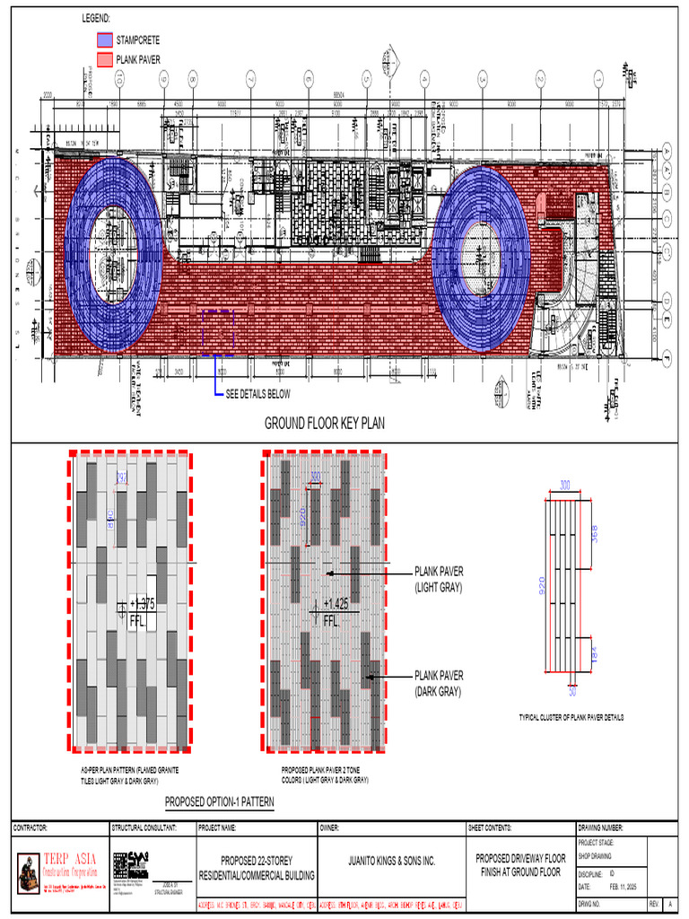 Proposed Stampcrete & Plank Paver - 1 - 1 | PDF | Structural ...