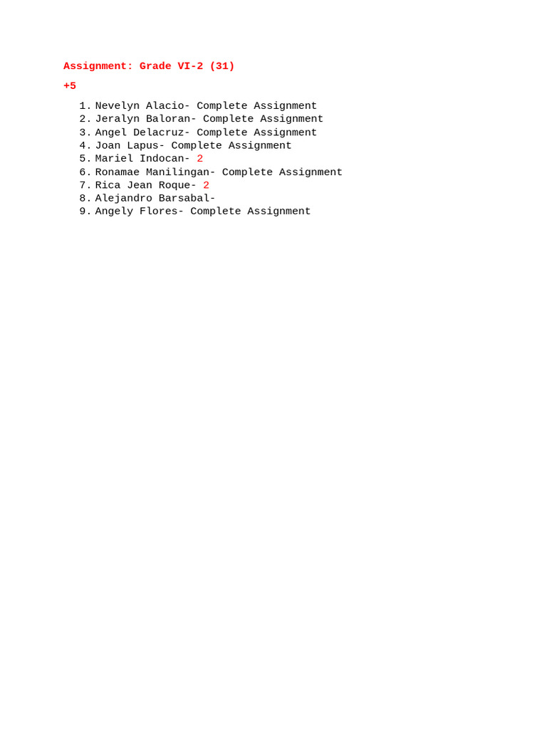 AssignmentGrade6 Infinity | PDF