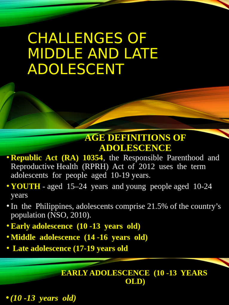 Adolescent Development Challenges Explained | PDF | Adolescence ...