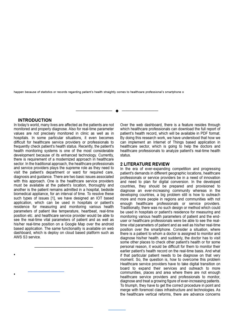 Sensors-Based-Smart-Healthcare-Framework-Using-Internet-Of-Things-iot | PDF | Internet Of Things ...
