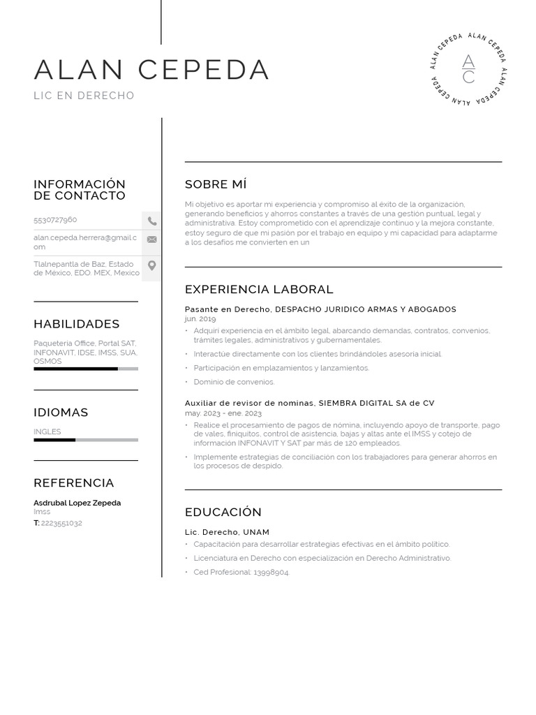 Alan CV | PDF