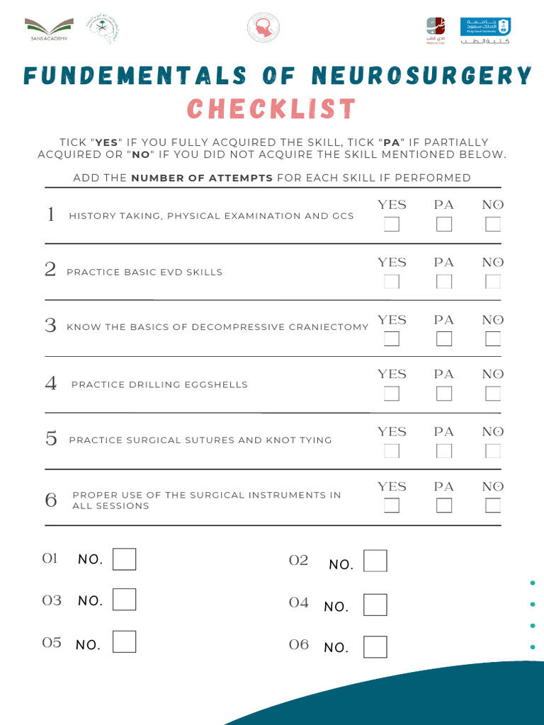 101 Checklist-7 | PDF
