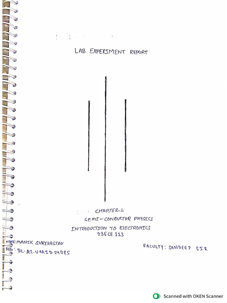 Electronics Lab Experiment | PDF