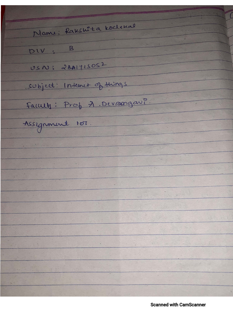 Iot Assignment | PDF