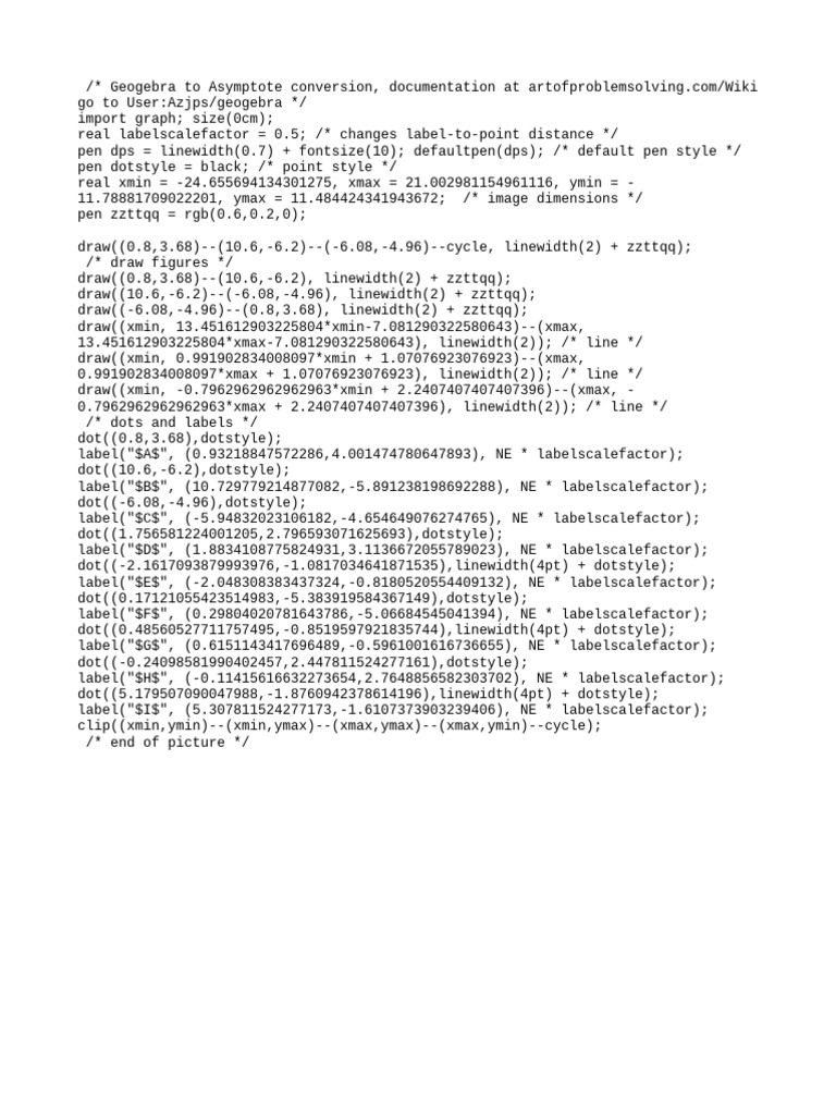 Geogebra Export | PDF