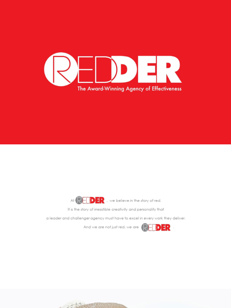 Redder - Bigen Adverstising Conceptual 1st Presentation 28-01-2017 Sua Hinh | PDF | Brand | Optimism