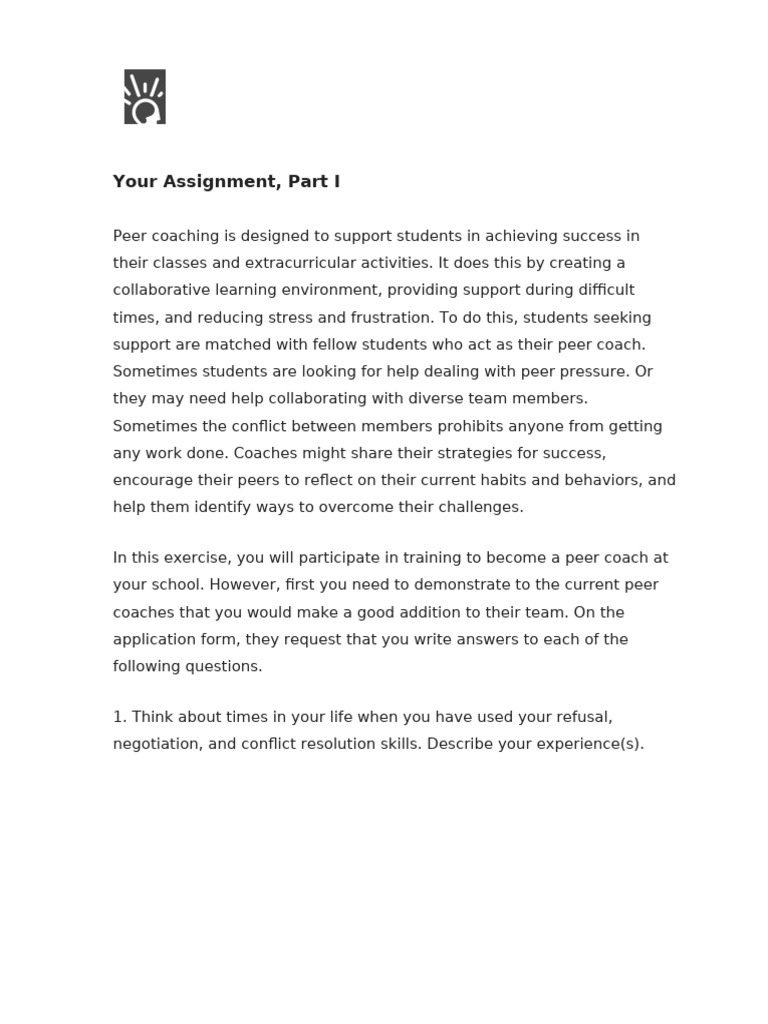 Refusal and Collaboration Skills Project | PDF | Conflict Resolution ...