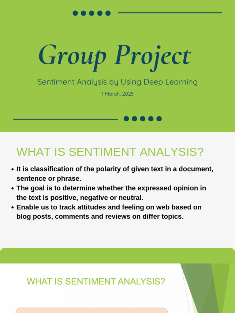 Sentiment Analysis | PDF