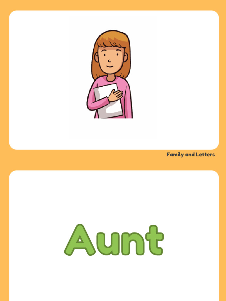Family Member Names and Letters | PDF