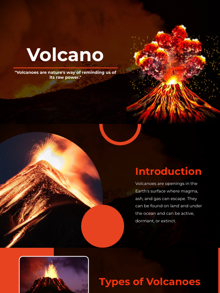 Slide - Egg-82829-Volcano Powerpoint Template | PDF | Volcano | Types ...