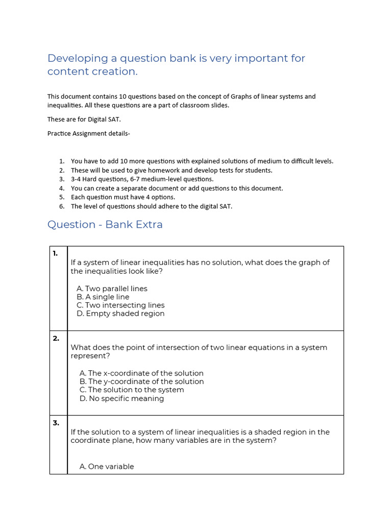 Alecia's Practice Assignment (DONE) | PDF | System Of Linear Equations ...