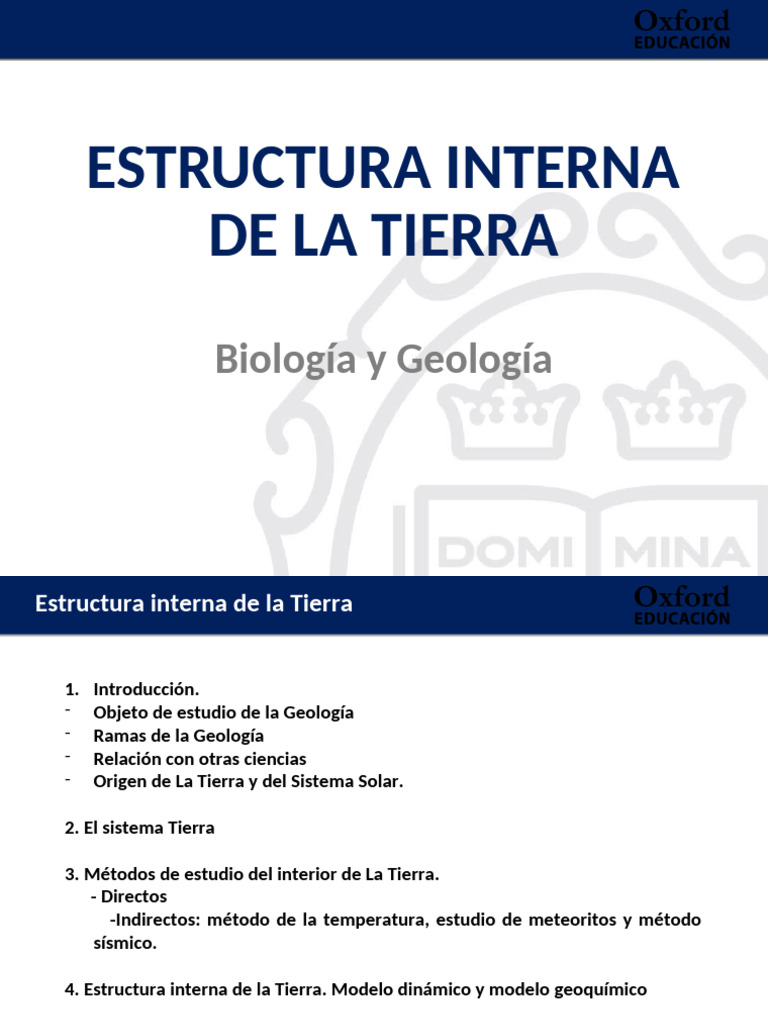 Estructura Interna de La Tierra 3 | PDF | Tierra | Geología
