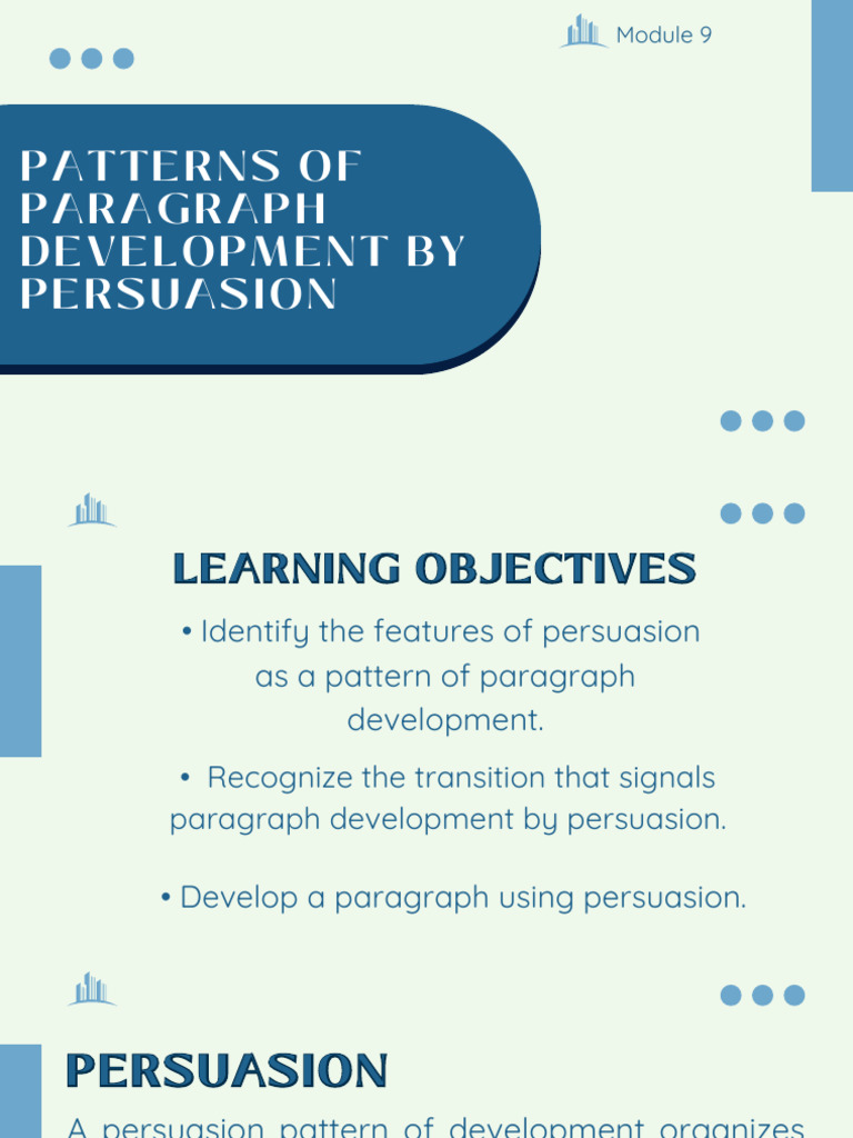 Persuasive Paragraph Development Guide | PDF | Persuasion | Social ...