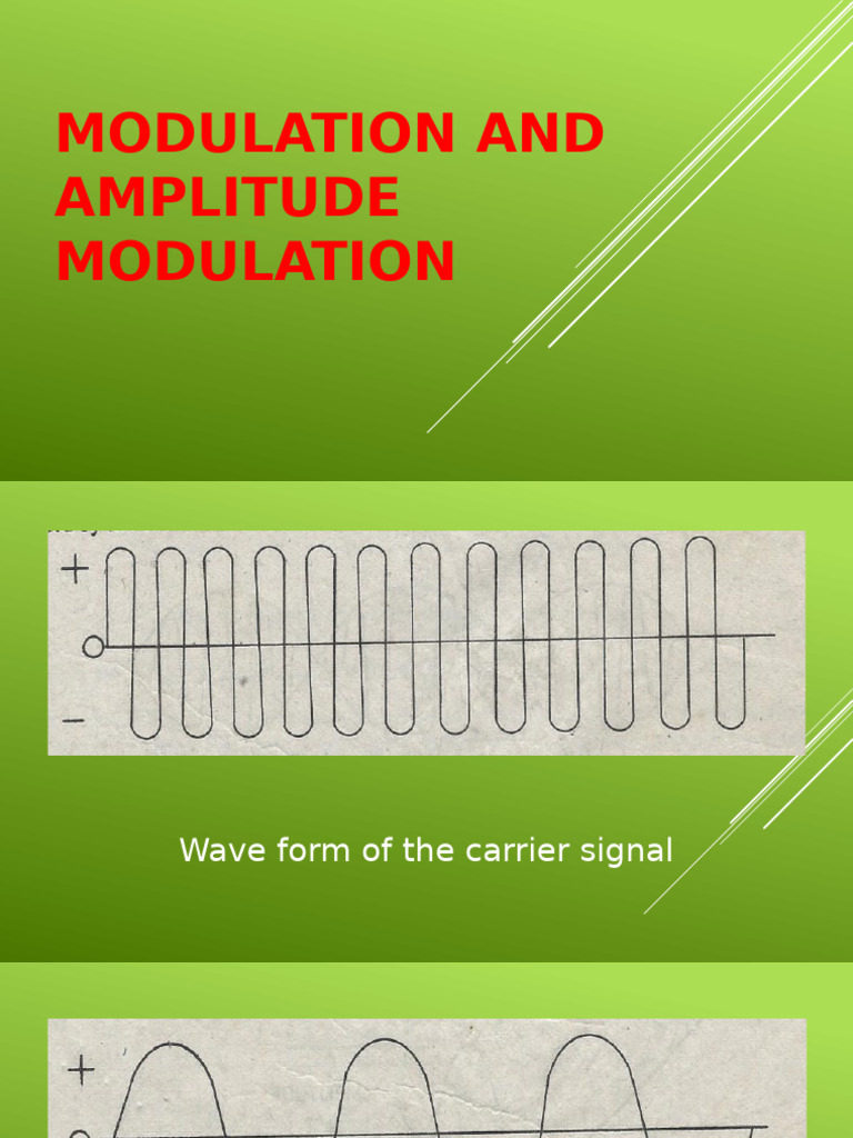 Amplitude and Frequency Modulation Basics | PDF