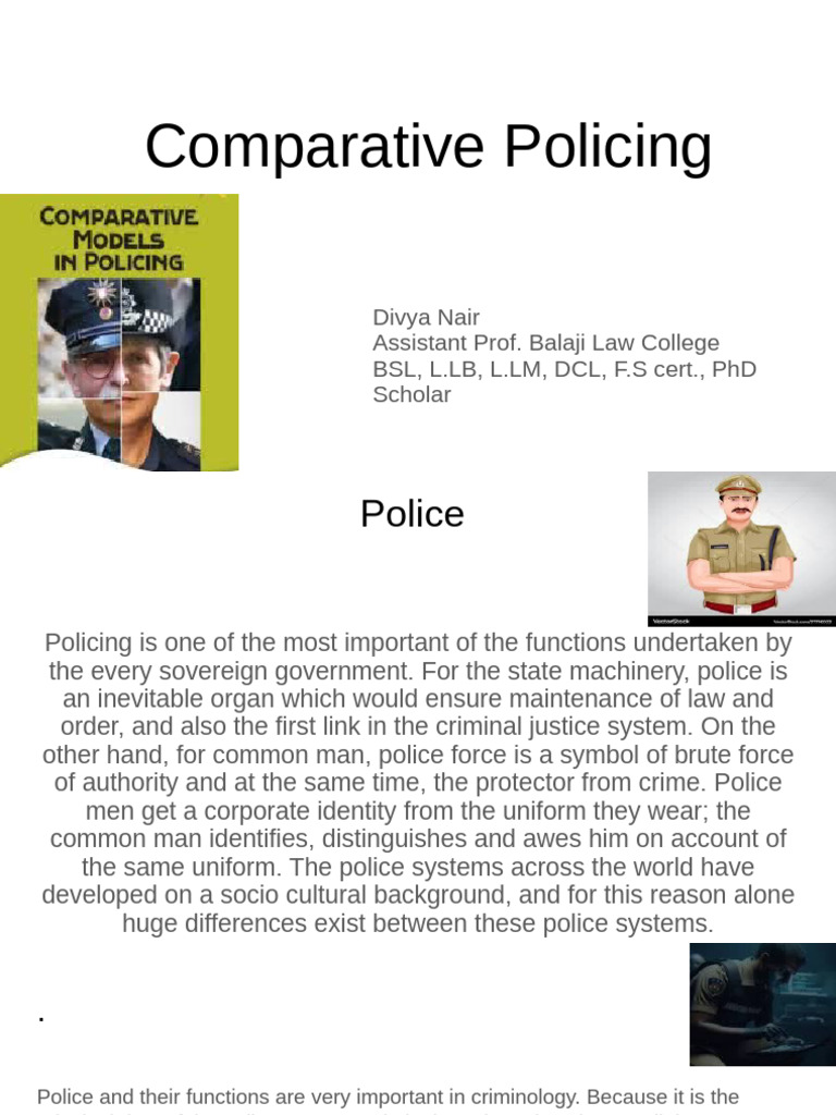 Comparative Analysis of Global Policing | PDF | Police | Police Officer