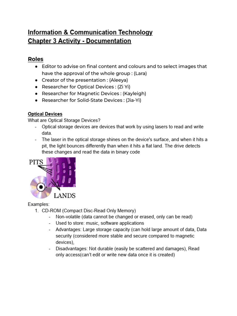 Information & Communication Technology | PDF | Solid State Drive | Computer Data Storage