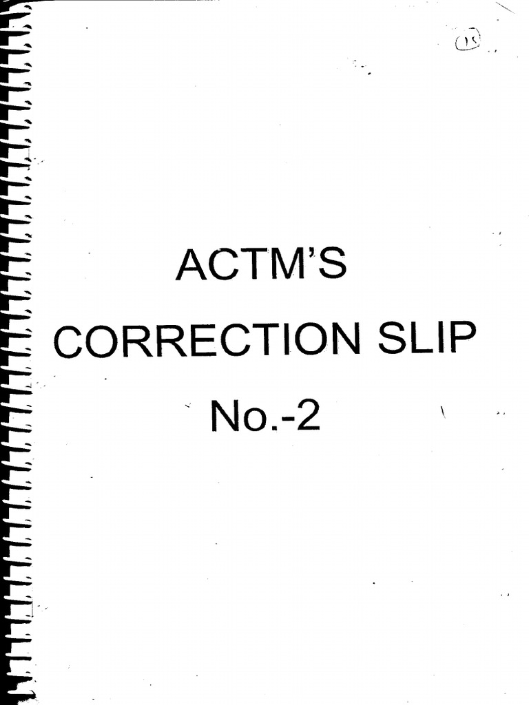 2 correction slip 2 | PDF