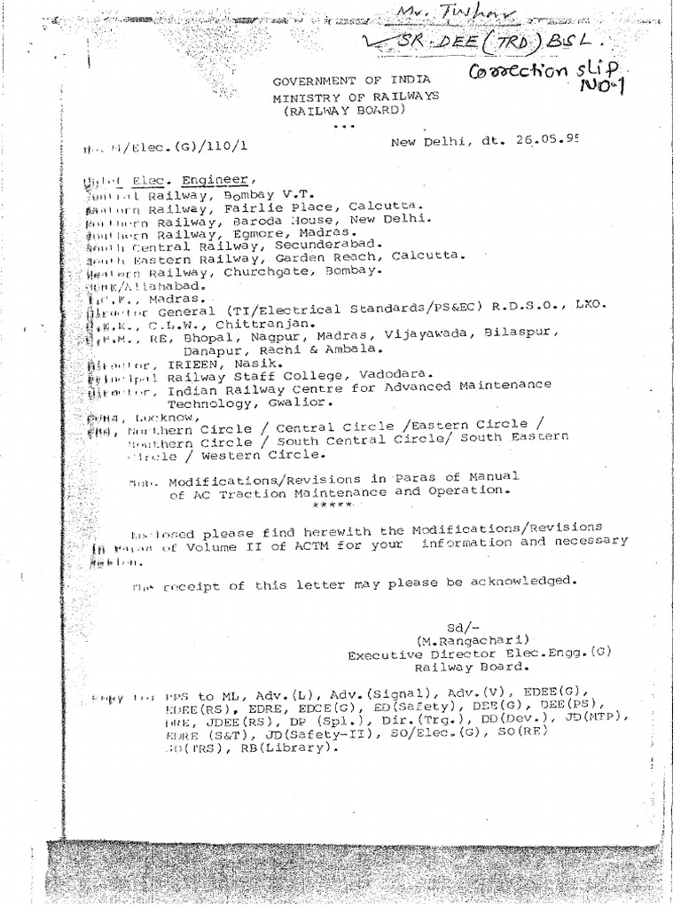 1 Correction Slip No. 1 | PDF