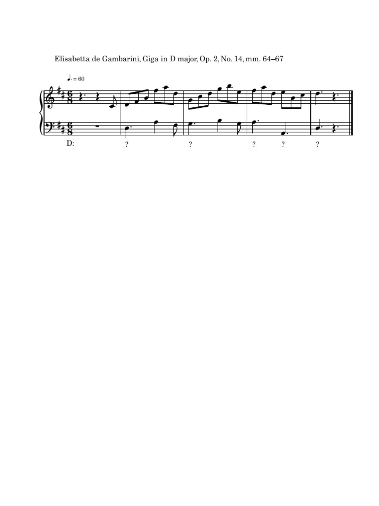 Carolyn Borcherding Six-Four - Chords | PDF | Composers For Piano ...