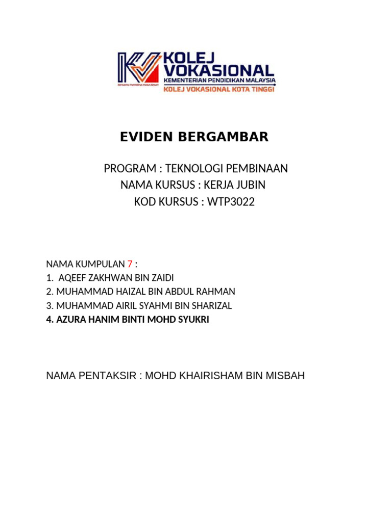 Contoh TILING WORK | PDF