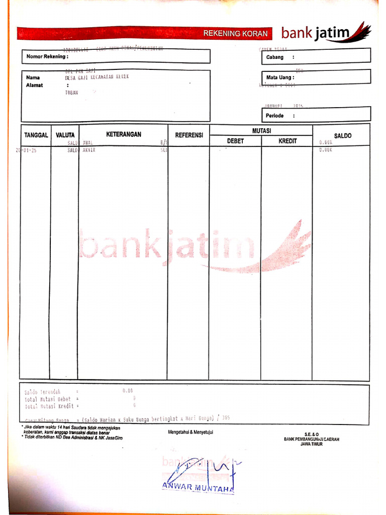 RC BPL PKM GAJI 20 JAN | PDF