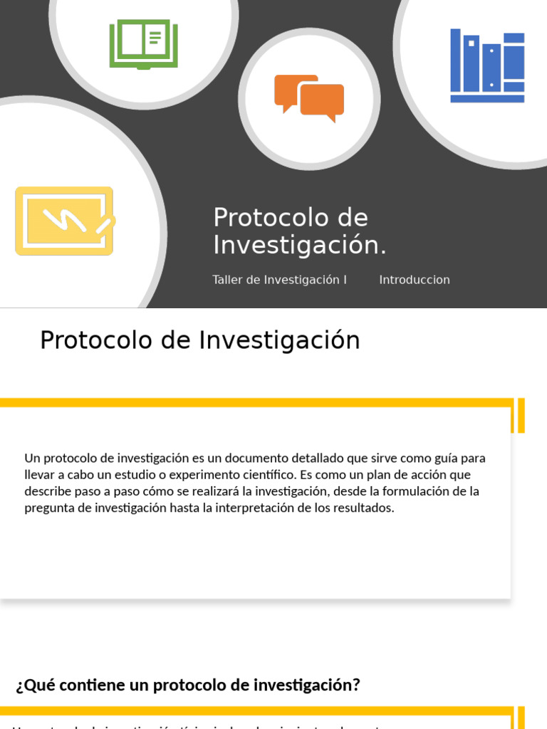 Guía Completa del Protocolo de Investigación | PDF