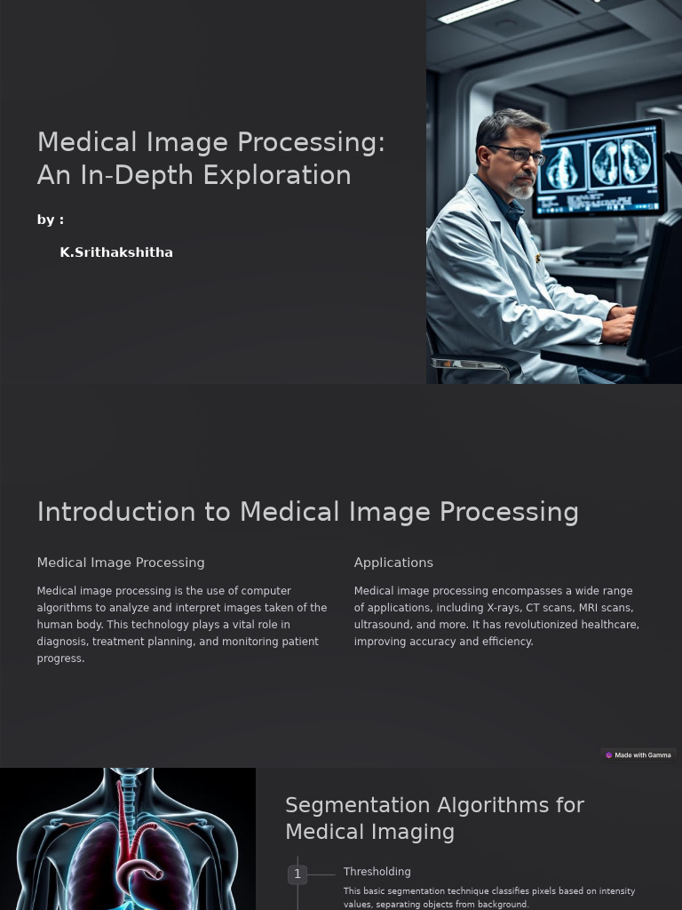 Medical Image Processing Overview | PDF | Image Segmentation | Medical ...