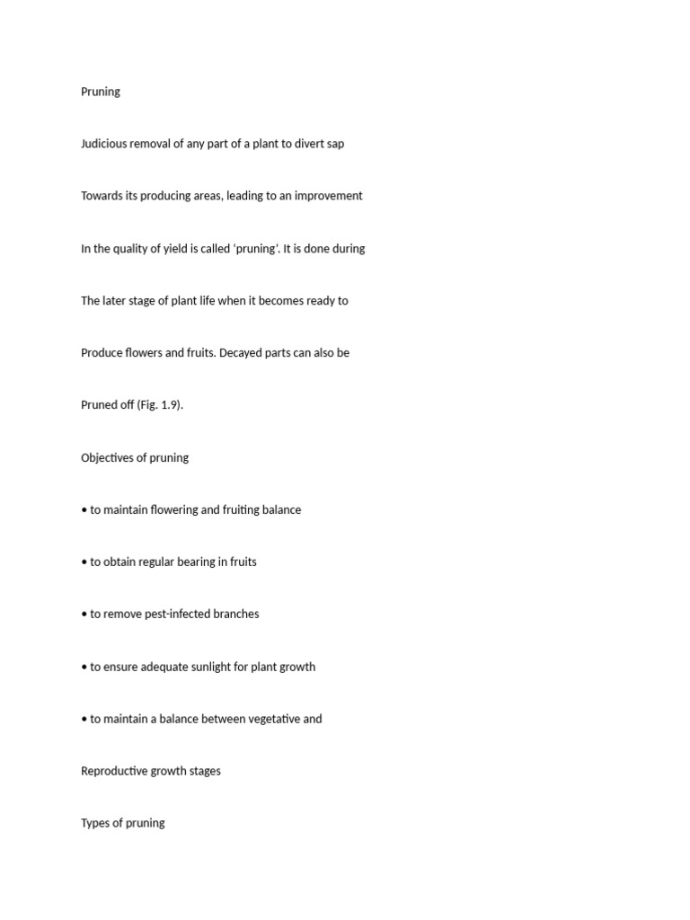 pruning | PDF