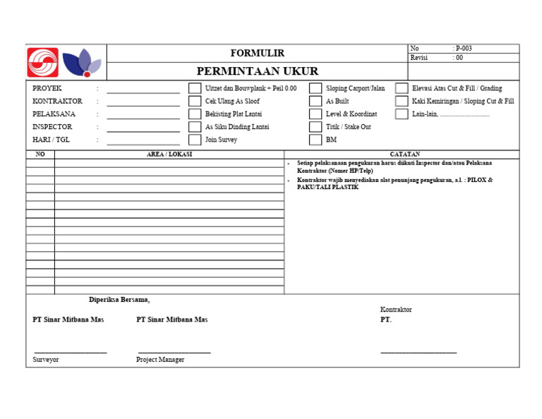 FORM 04 - Request for Stake Out | PDF