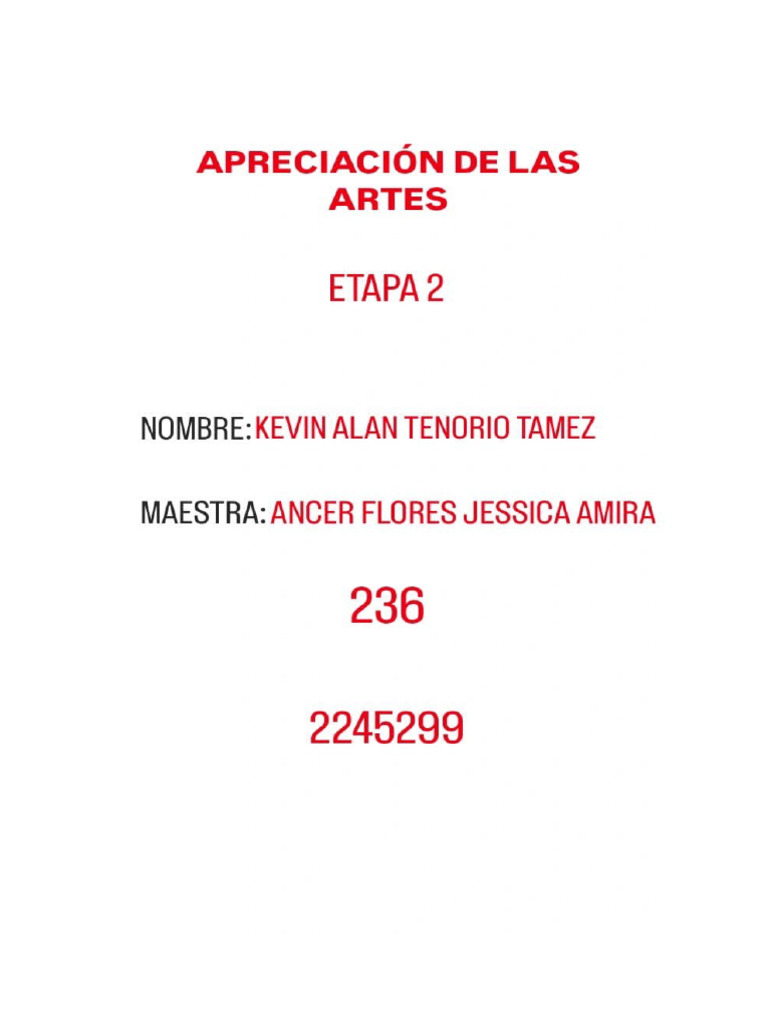 Glosario de Artes | PDF