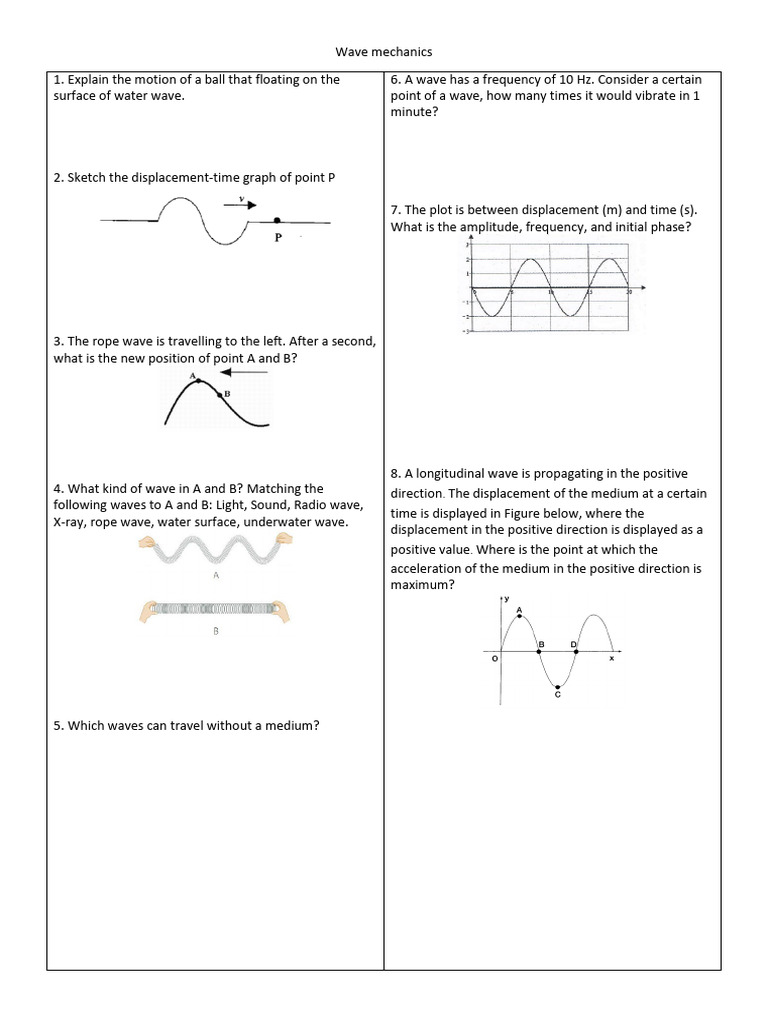 Wave Mechanics | PDF | Waves | Wavelength
