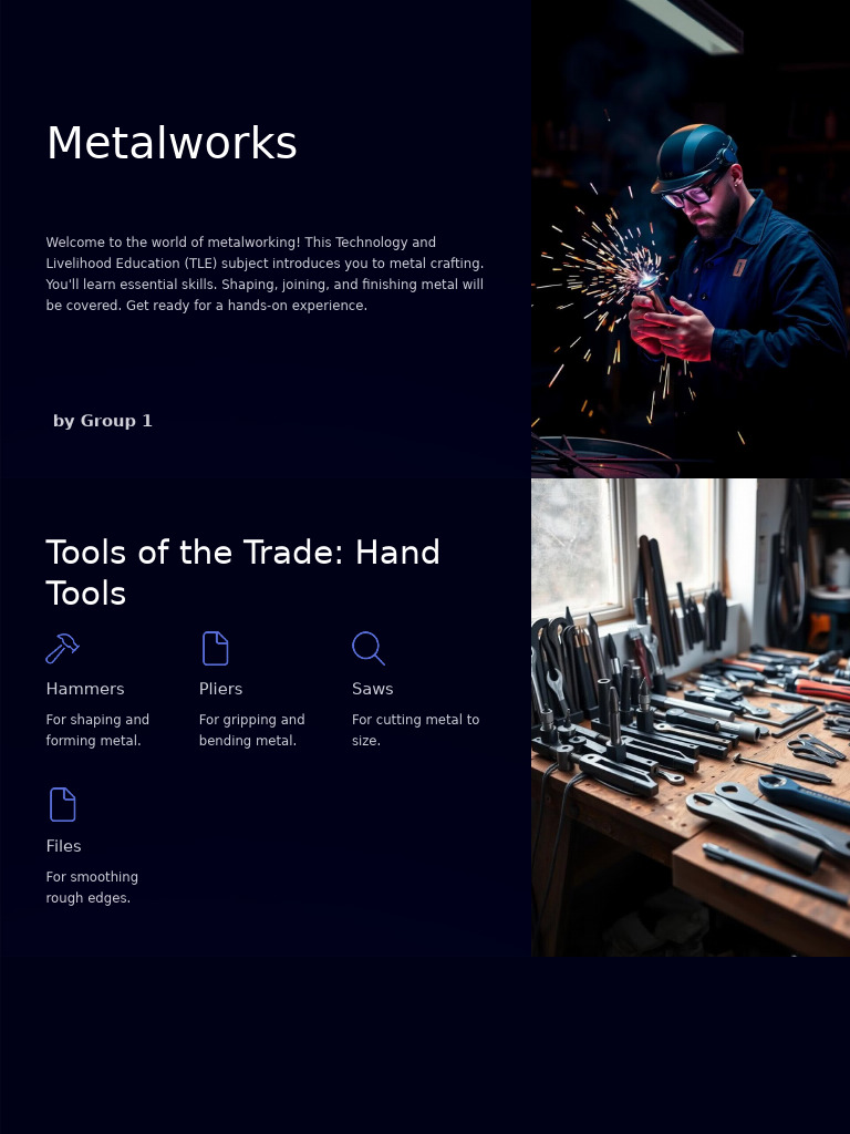 Metalworking TLE Subject Overview | PDF