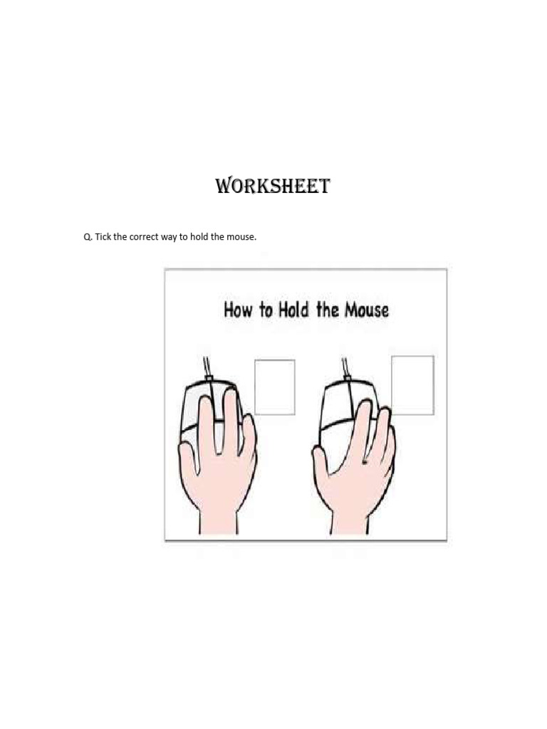 Hold The Mouse | PDF