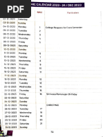 Rit Calendar 2025 | PDF