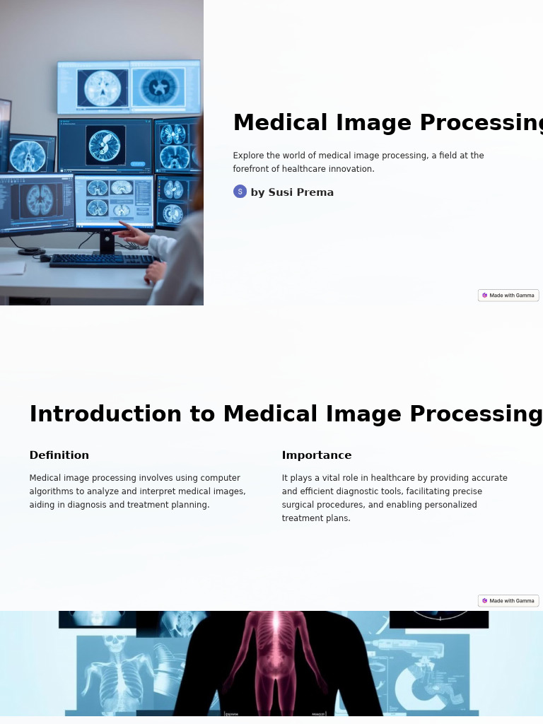 Medical Image Processing | PDF | Medical Imaging | Medical Diagnosis