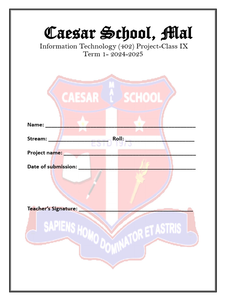 Front Page Project-1 | PDF