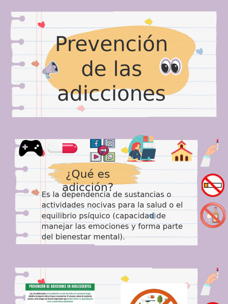 Prevencion de Adicciones | PDF