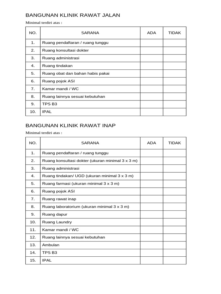Form Klinik Oss | PDF