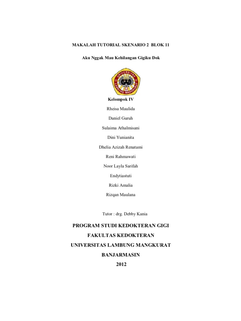 MKLH SK 2 KLMPK 4 Blok 11 | PDF