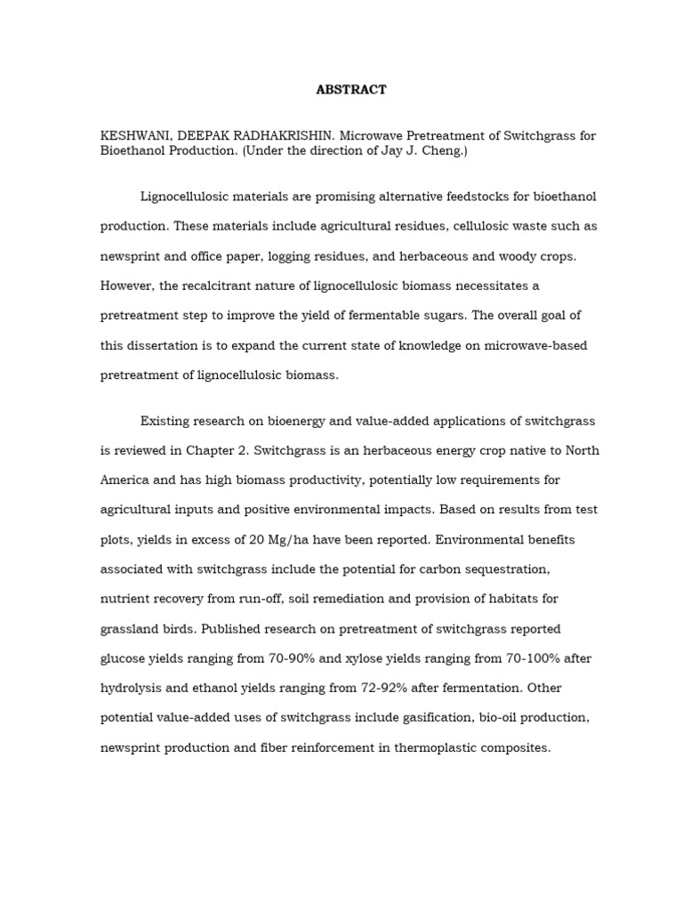Etd | PDF | Biofuel | Fuels