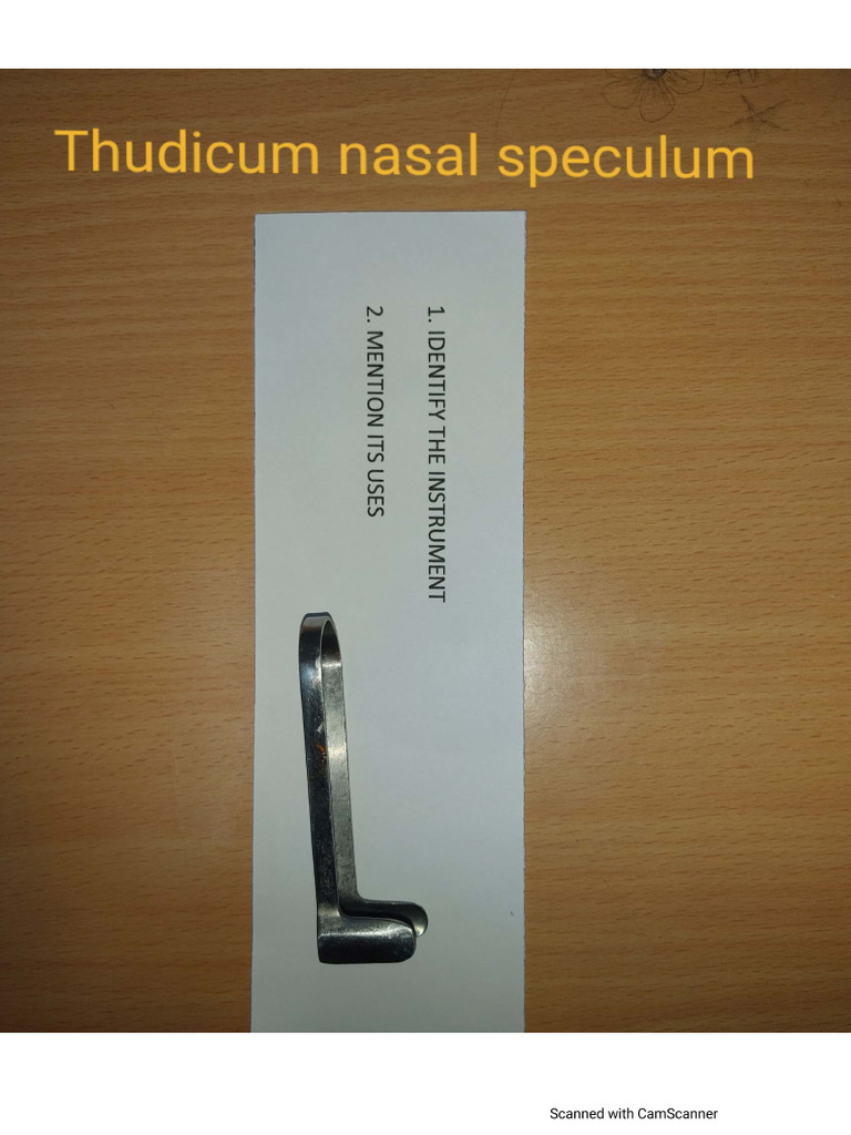 ENT - OSPE Instruments | PDF