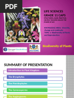 Grade 11 Plant Biodiversity Overview | PDF | Plants | Ploidy