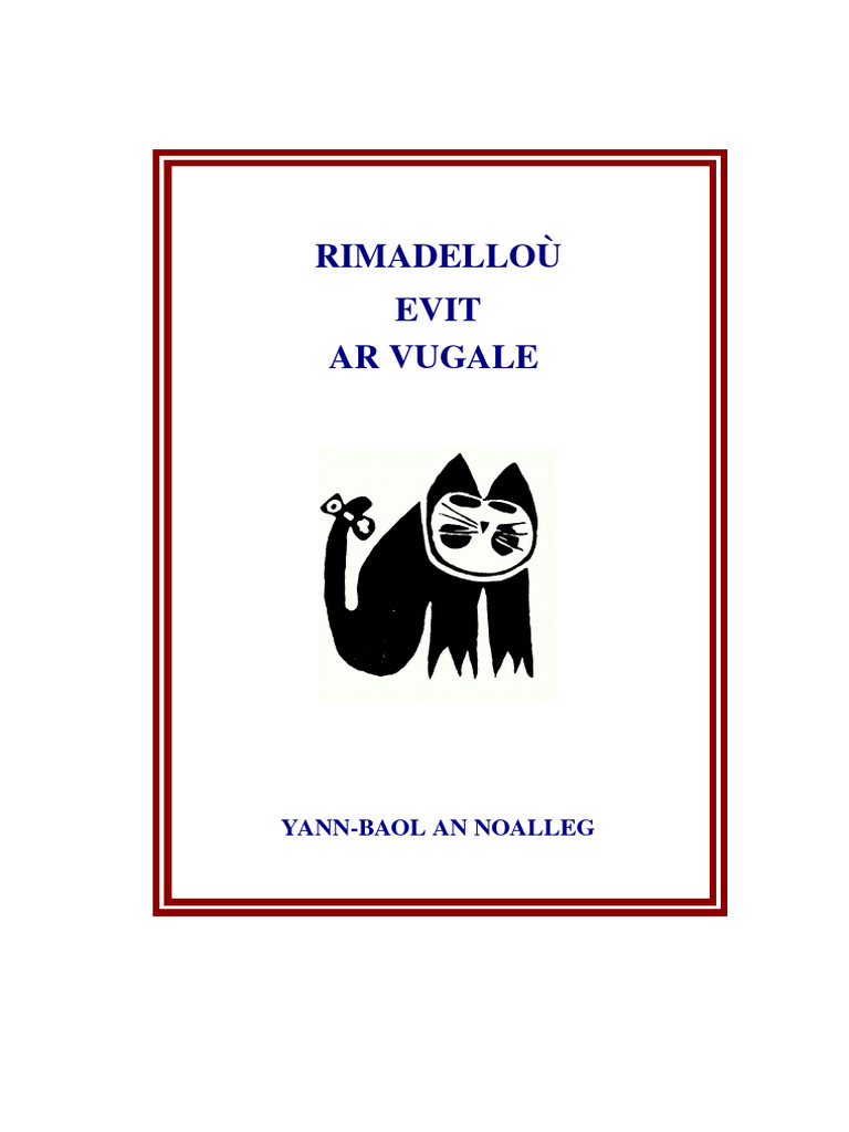 Rimadellou Evit Ar Vugale | PDF