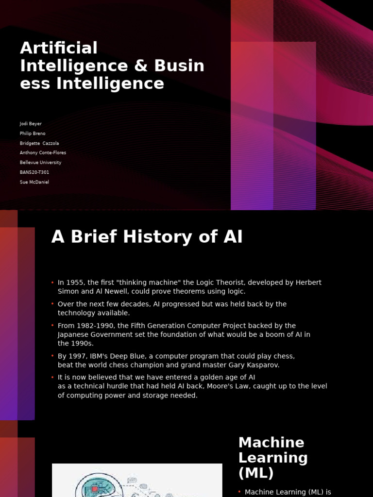 Artificial Intelligence and Business Intelligence | PDF | Artificial Intelligence | Intelligence ...