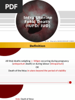 IUFD | PDF | Childbirth | Fetus