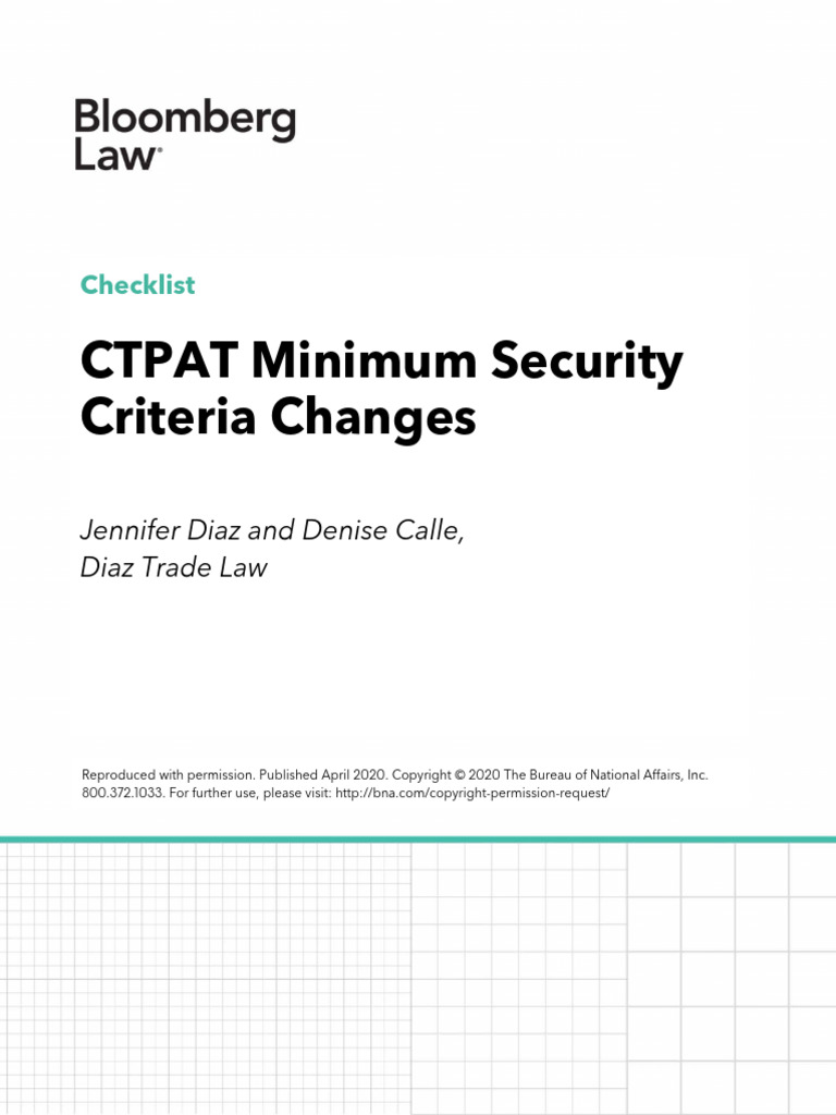 CT Pat Checklist Eco 41840 | PDF | Computer Security | Security