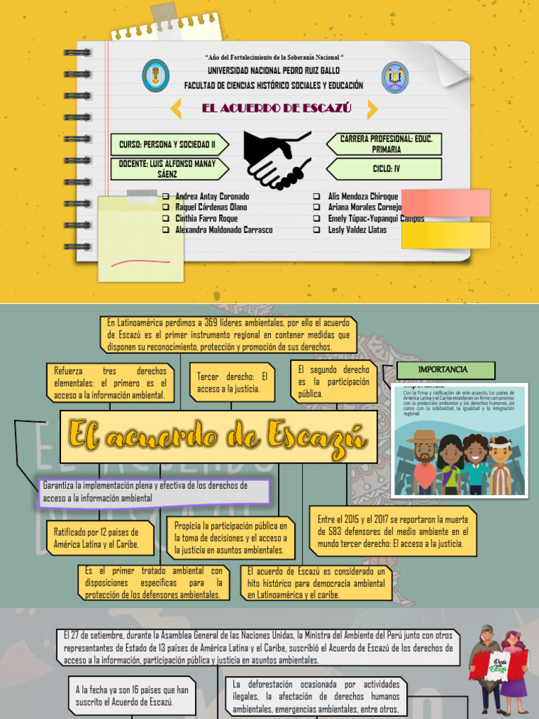 El Acuerdo de Escazú | PDF