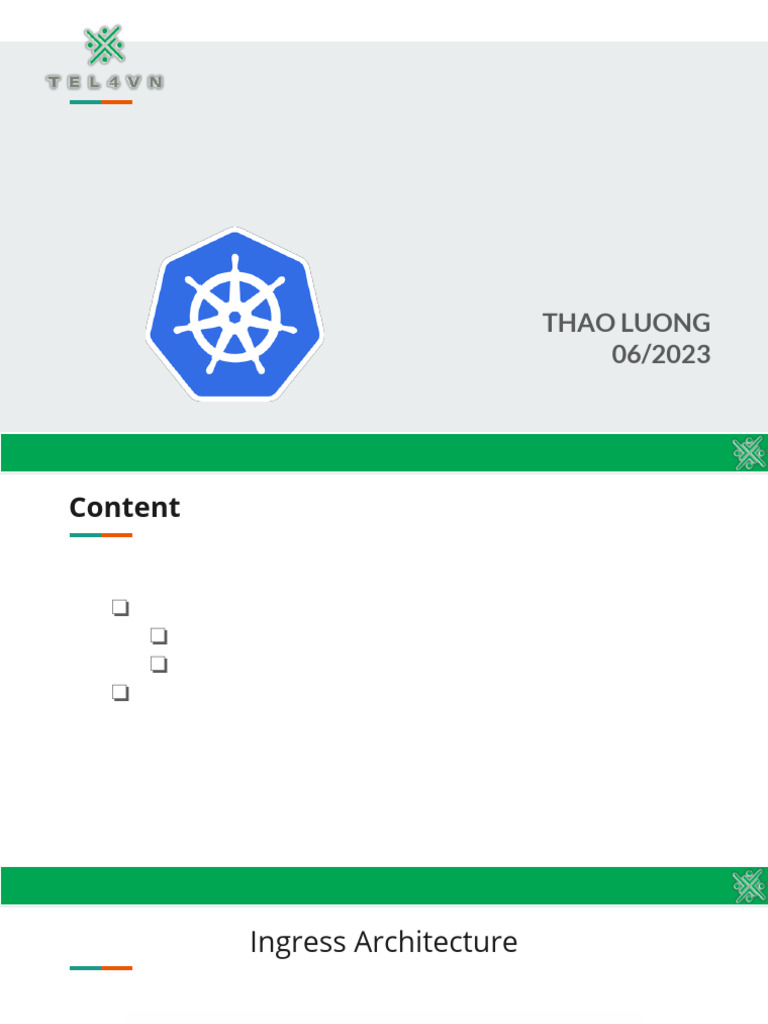 Buoi06 03 Kubernetes Ingress | PDF