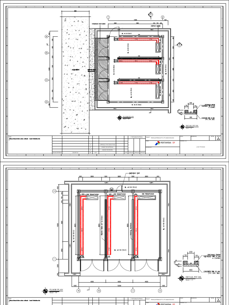 Drawing Perbaikan TPS Building DMF | PDF