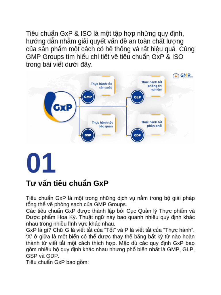 Tiêu chuẩn GxP | PDF